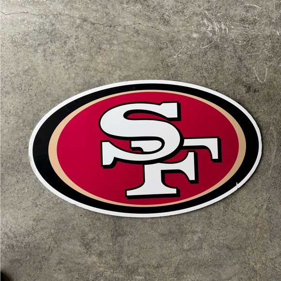 None | Other | Oval Sf Logo Sticker Sign | Poshmark